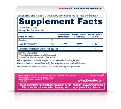 Florastor probiotics for healthy gut