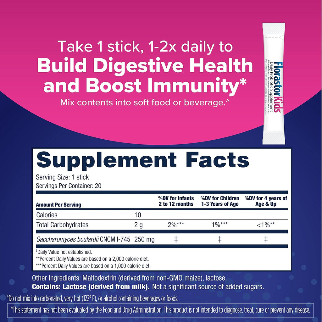 Florastor probiotics for healthy gut