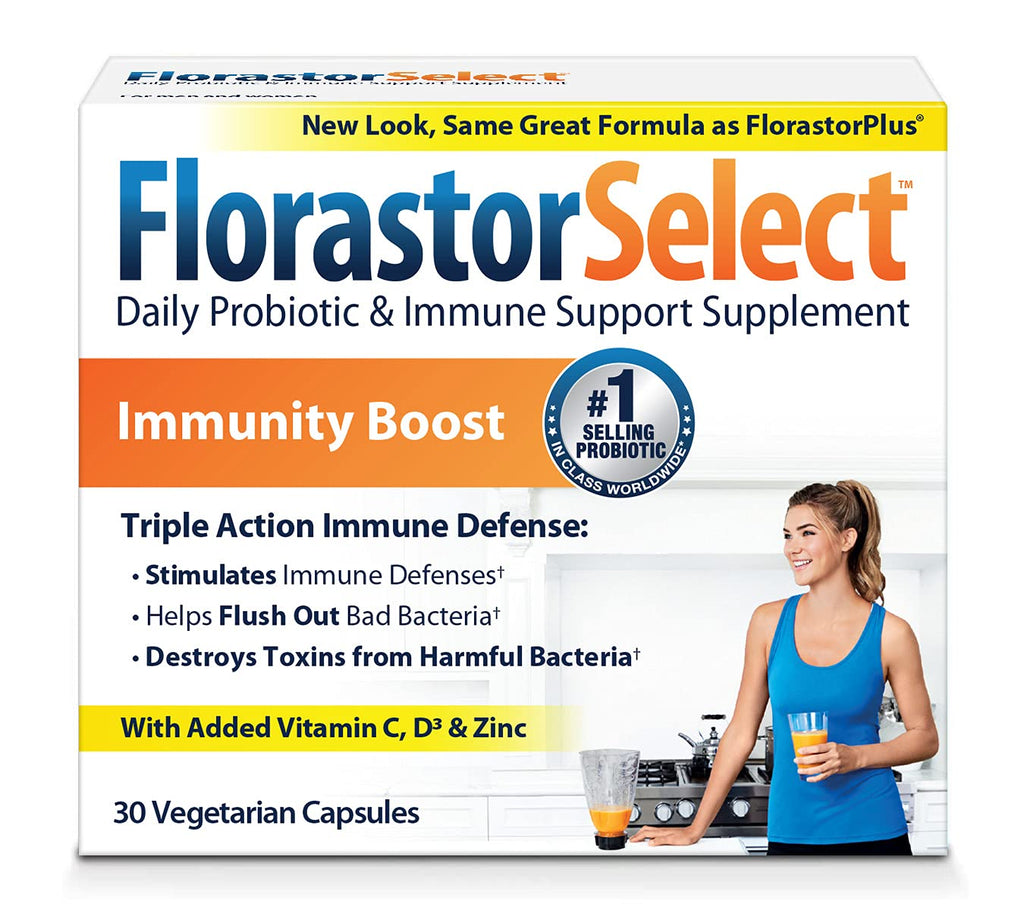 Florastor Select immunity support capsules
