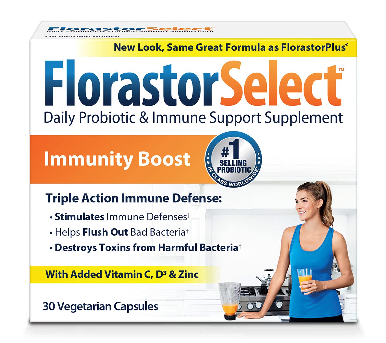 Florastor Select immunity support capsules