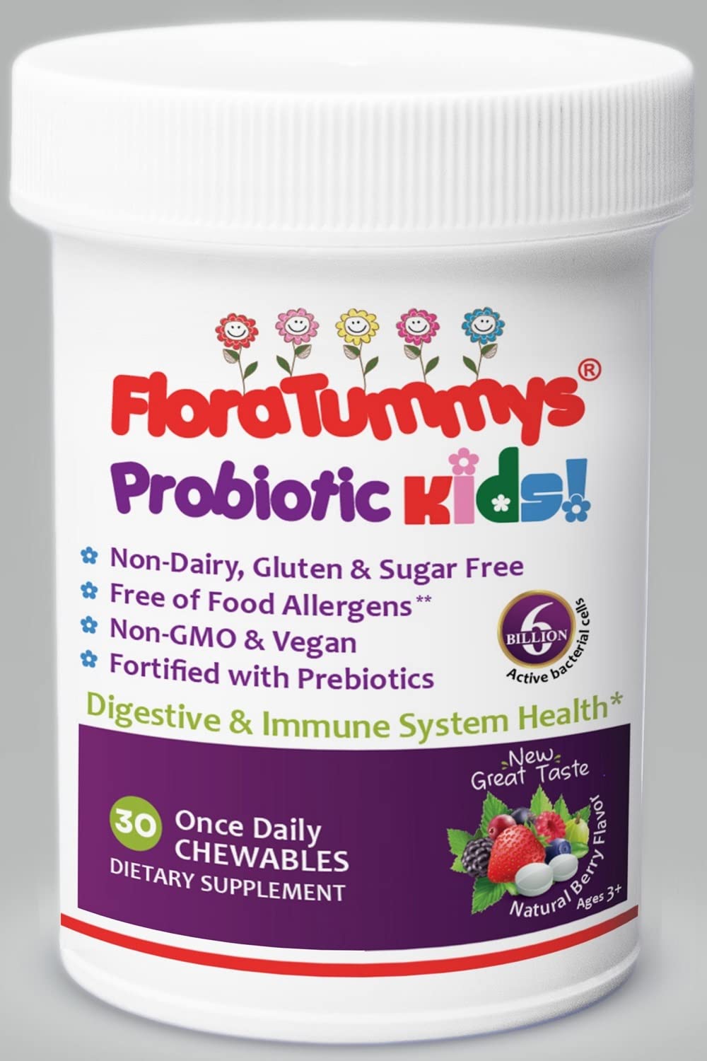 FloraTummys chewable probiotics benefits