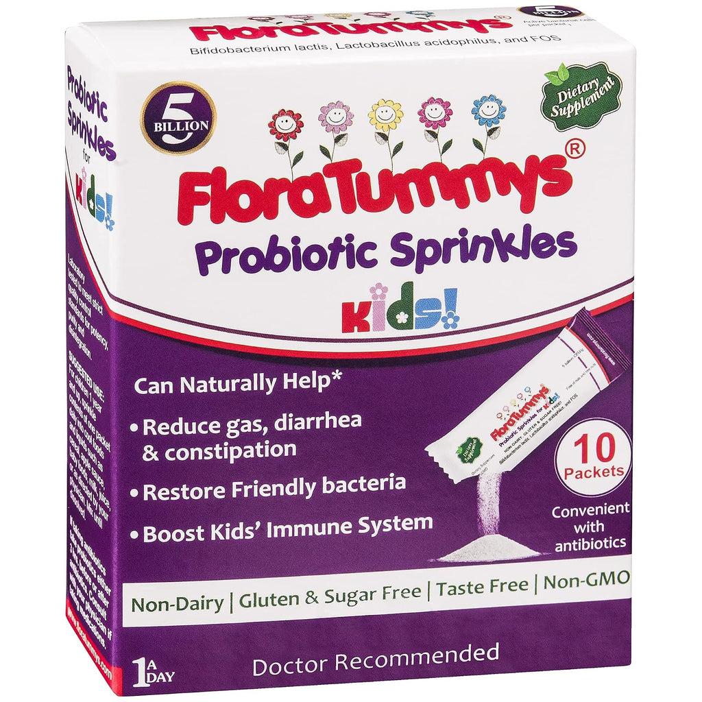 FloraTummys probiotic sprinkles for kids