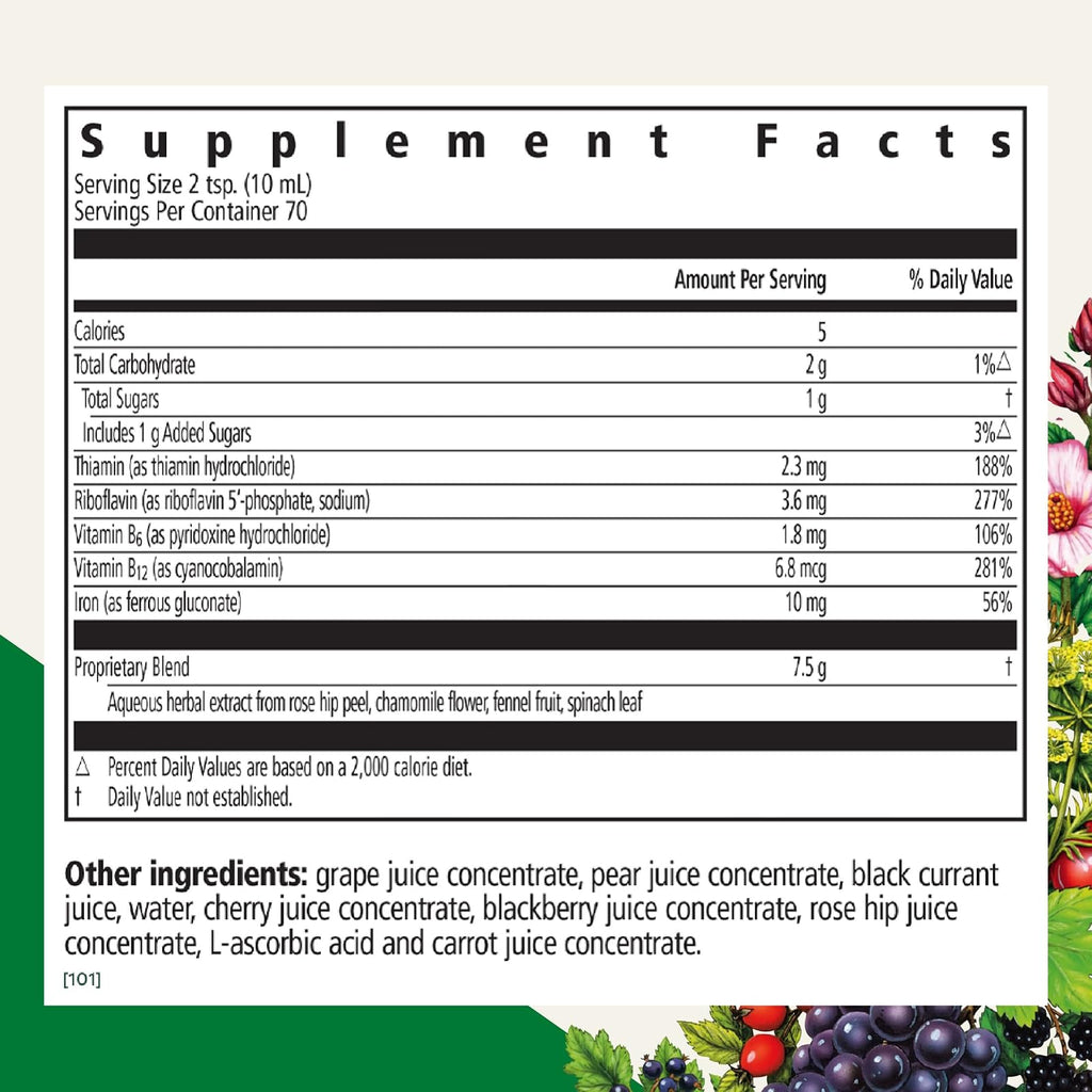 Floravital iron bisglycinate for better absorption