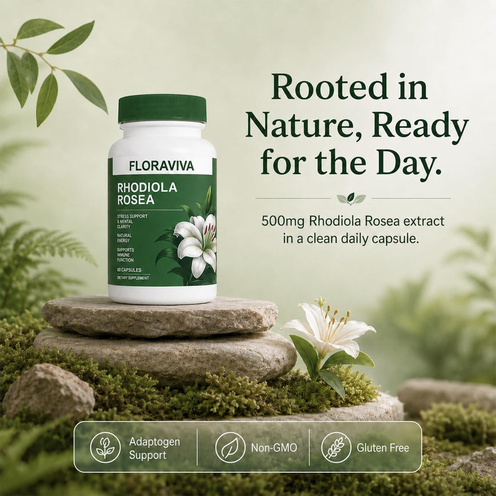 Floraviva rhodiola for enhanced focus