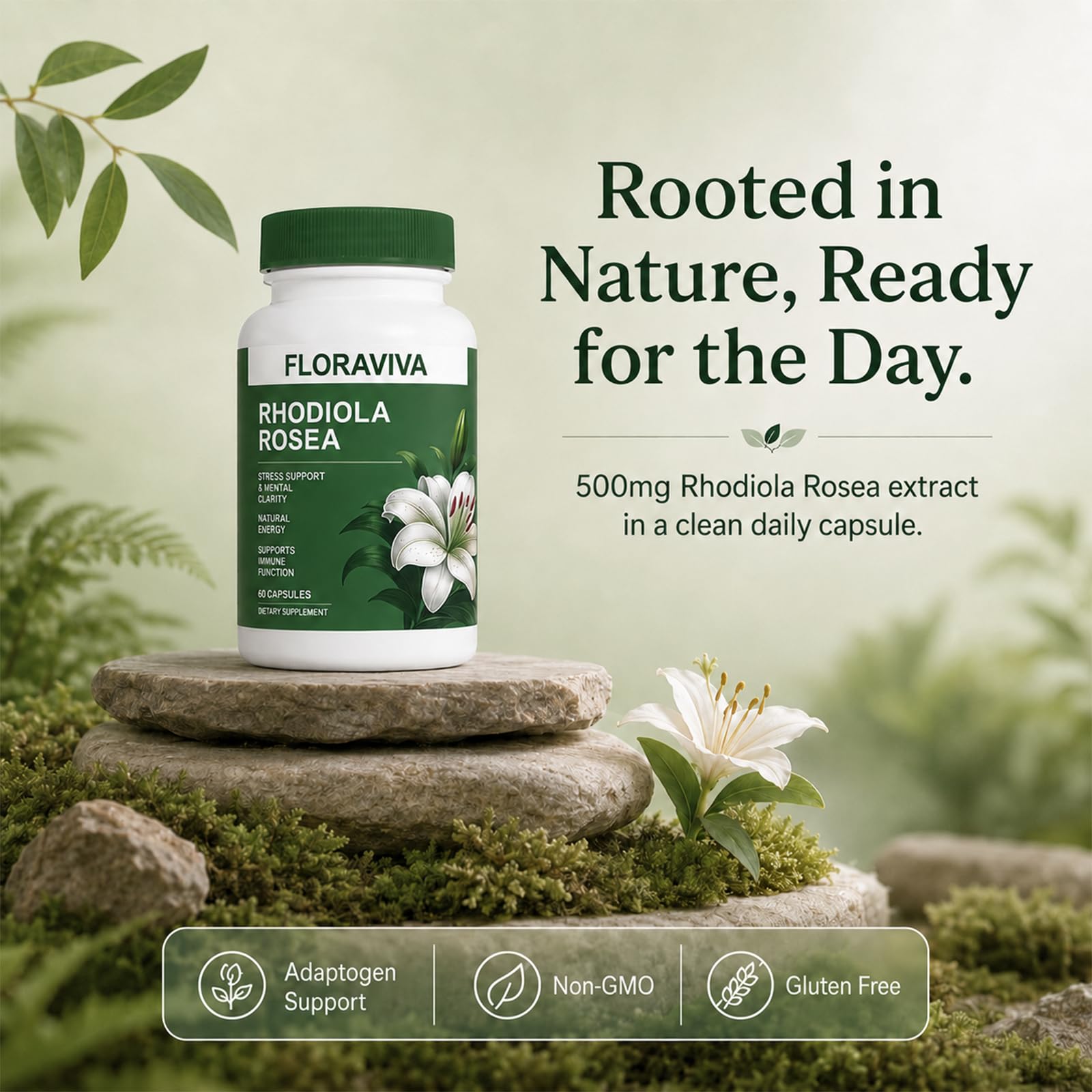 Floraviva rhodiola for enhanced focus