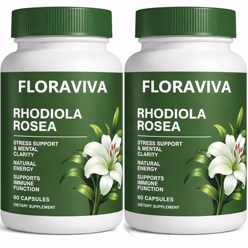 Floraviva Rhodiola Rosea capsules for stress relief