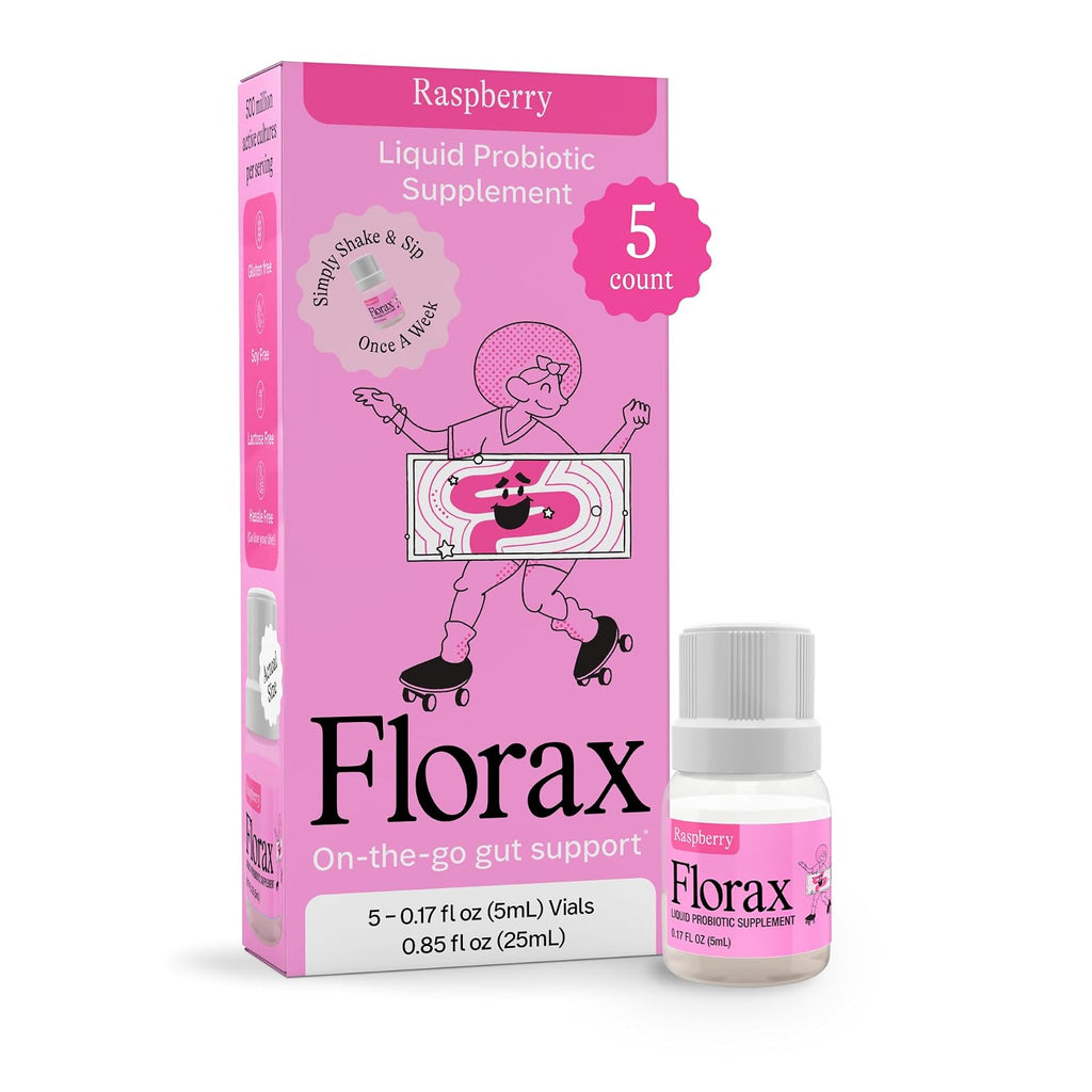 Florax liquid probiotic raspberry flavour