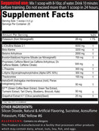 Florida Sunshine flavour pre workout