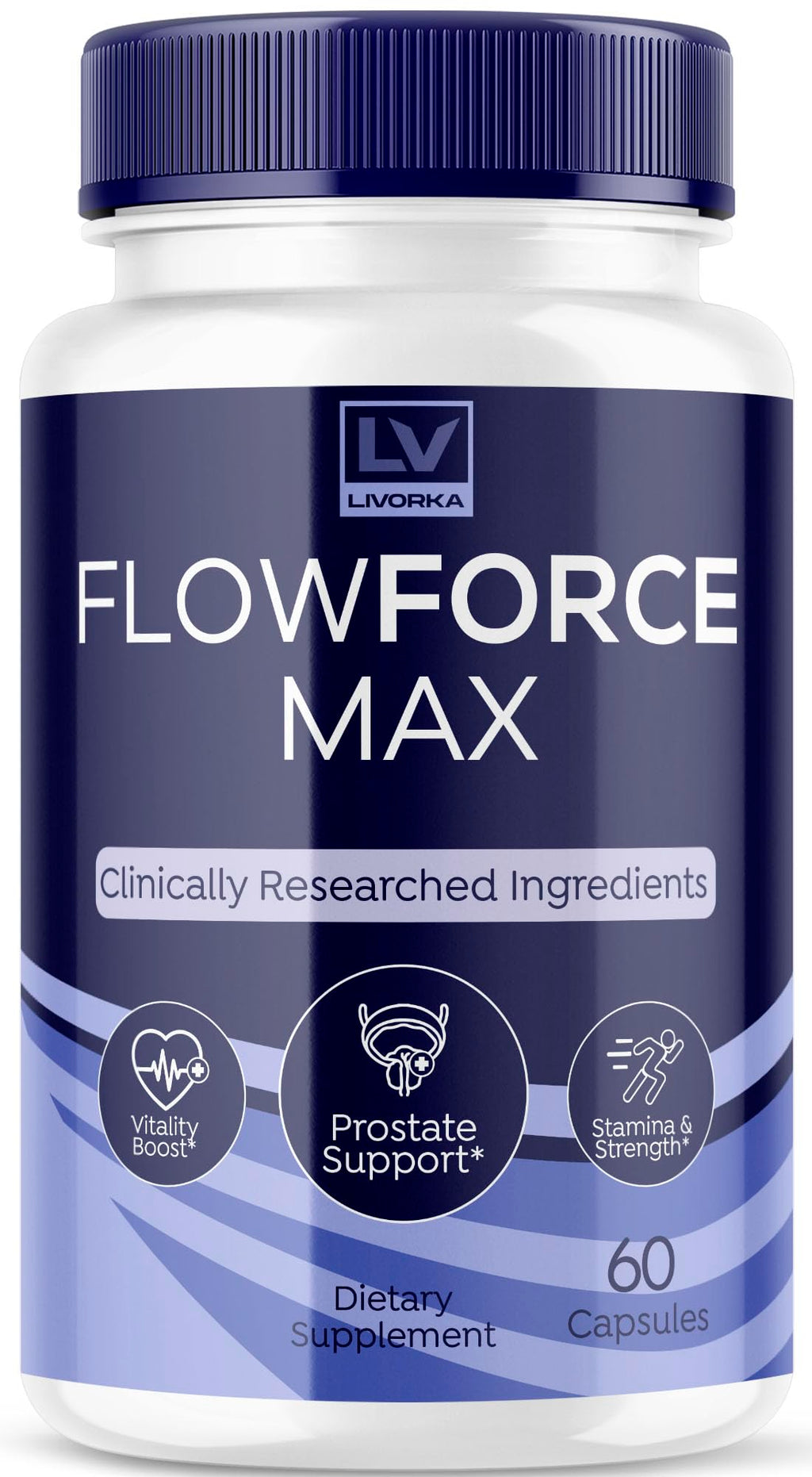 Flow Force Max blended vitamin capsules