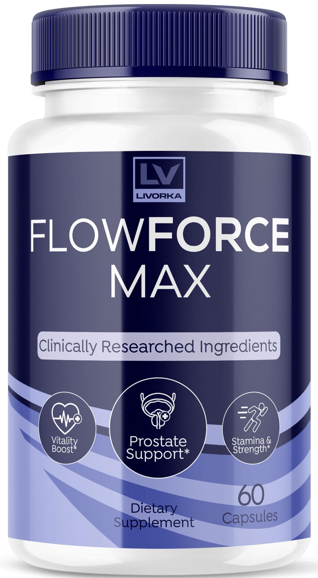 Flow Force Max blended vitamin capsules