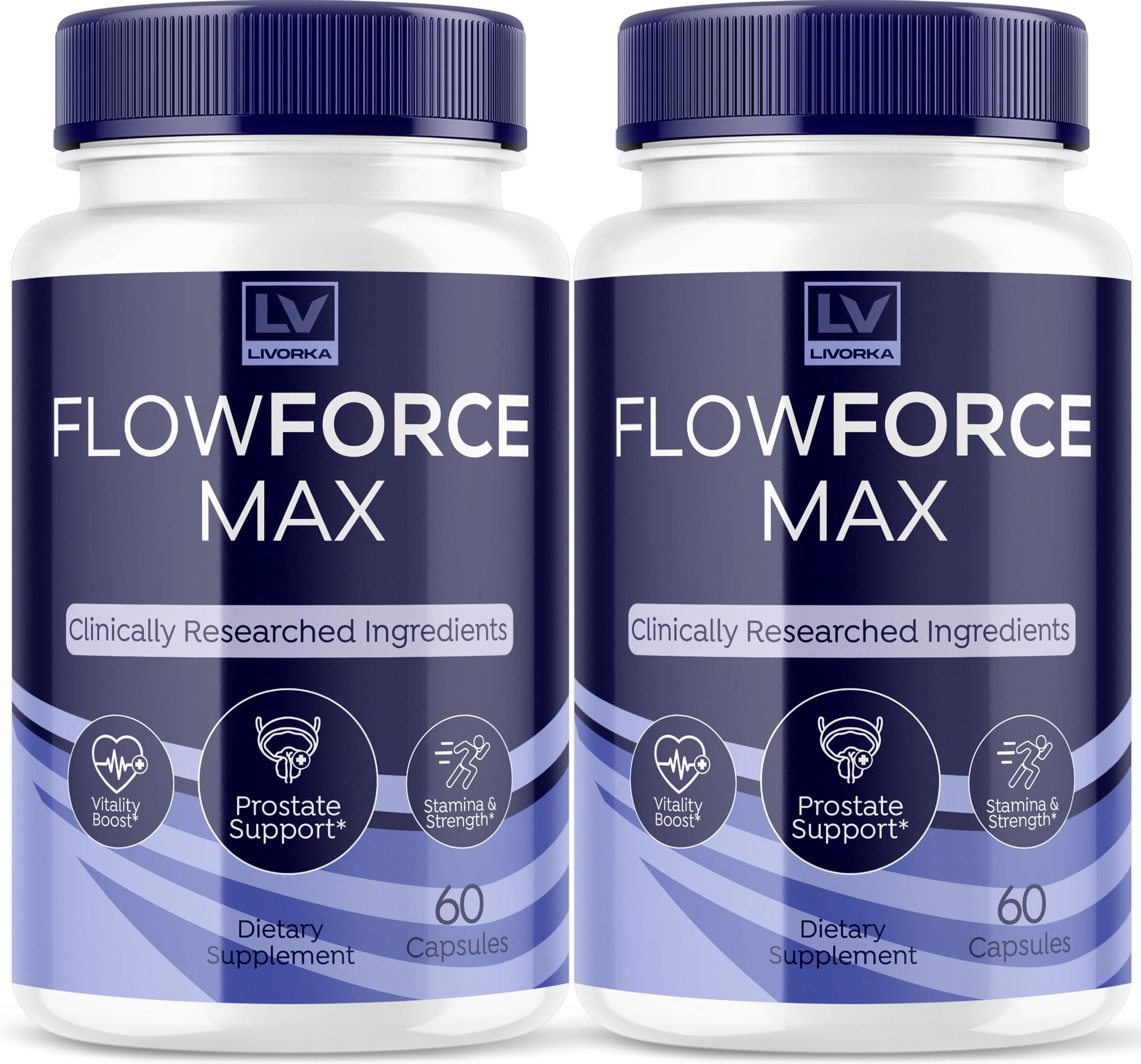 Flow Force Max blended vitamin capsules