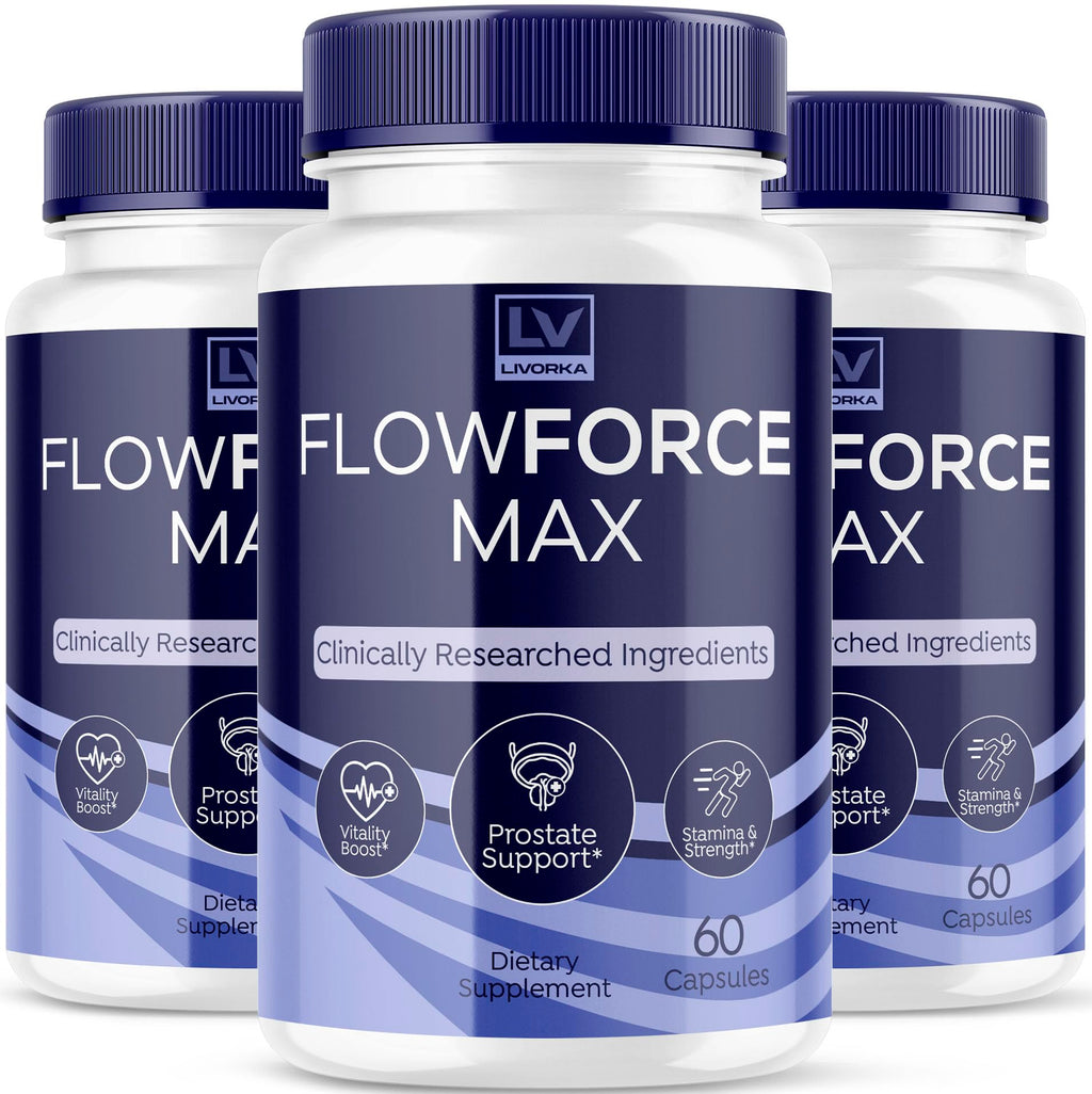 Flow Force Max capsules for energy