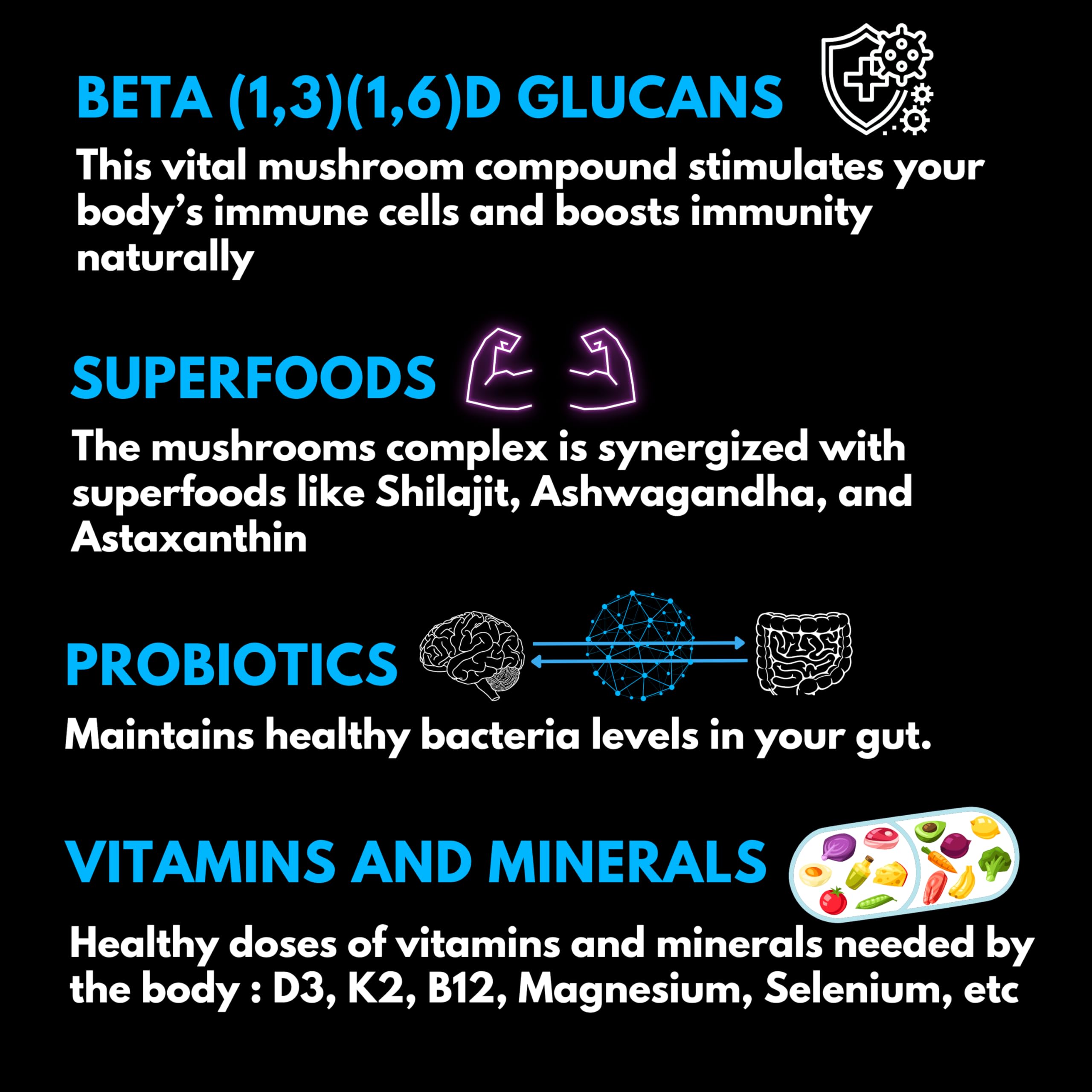 Flow Mushroom Complex for daily nutrition