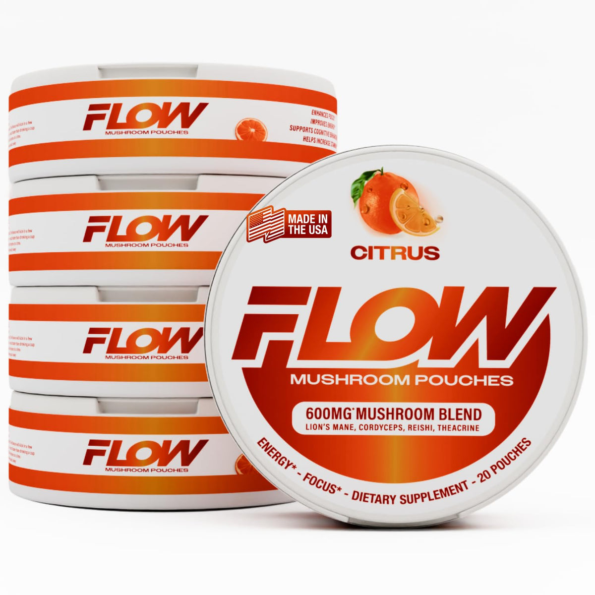 Flow Pouches mushroom nootropic benefits