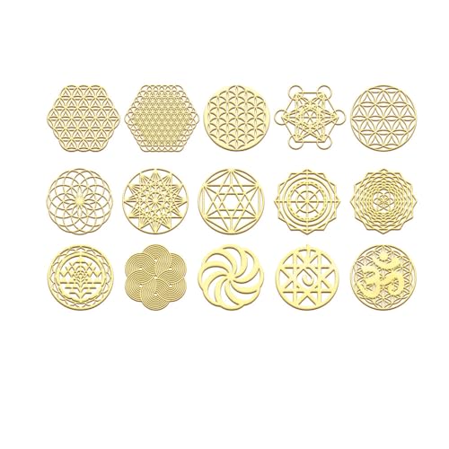 Flower of Life orgonite stickers set