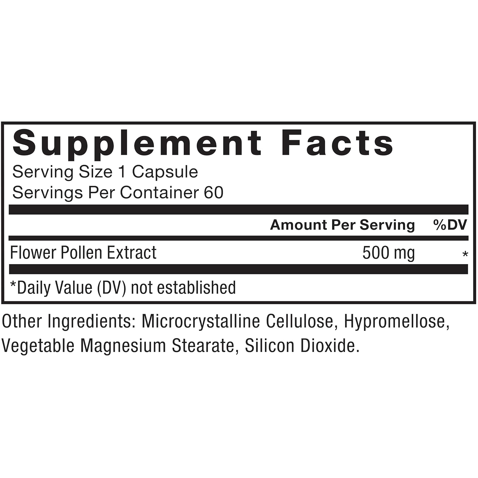 Flower Pollen capsules for overall wellness
