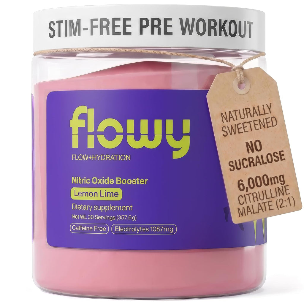 flowy pre-workout lemon lime flavor