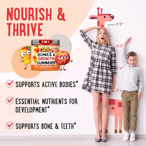 Fluffy gummies support teen height