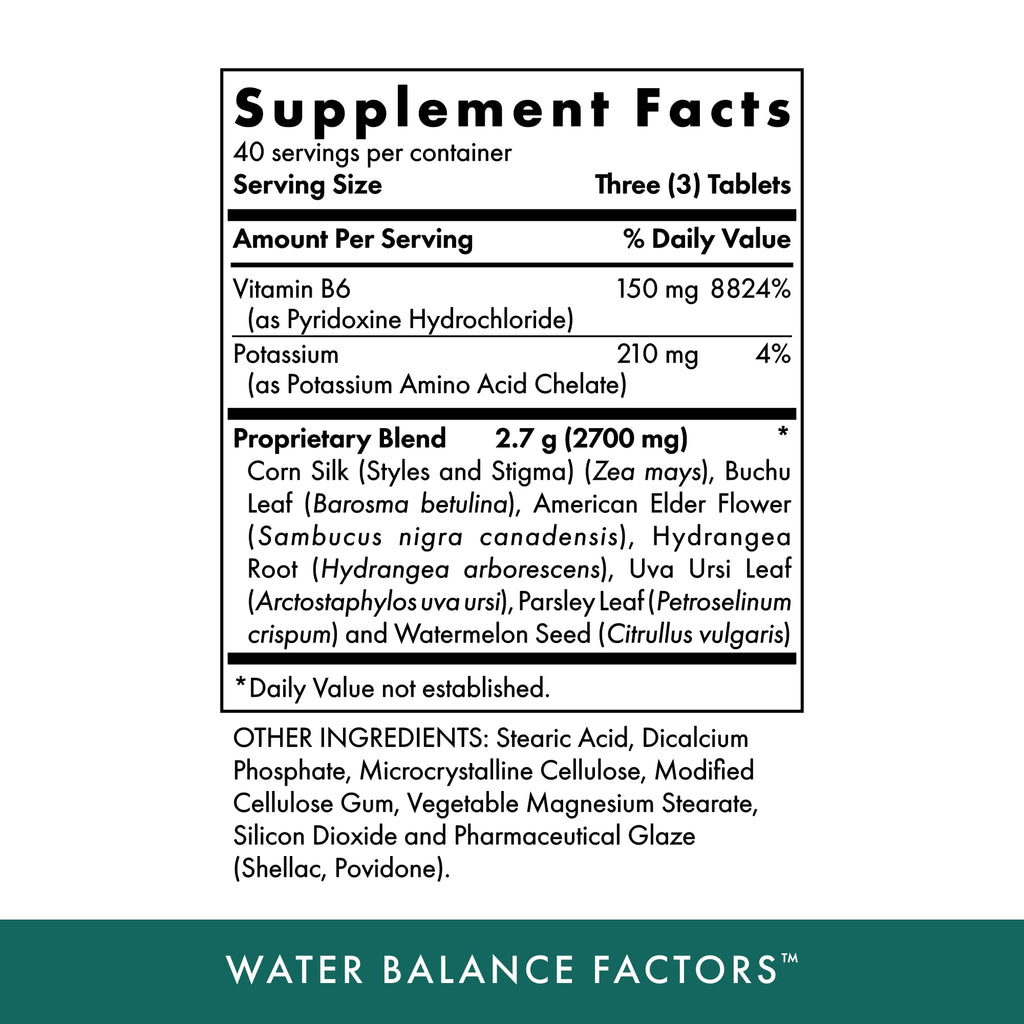 fluid balance vitamin and mineral support
