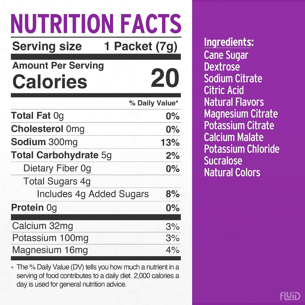 Fluid Tactical electrolyte mix for workouts