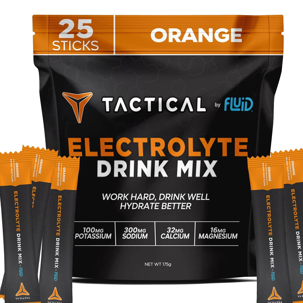 Fluid Tactical electrolyte powder for hydration