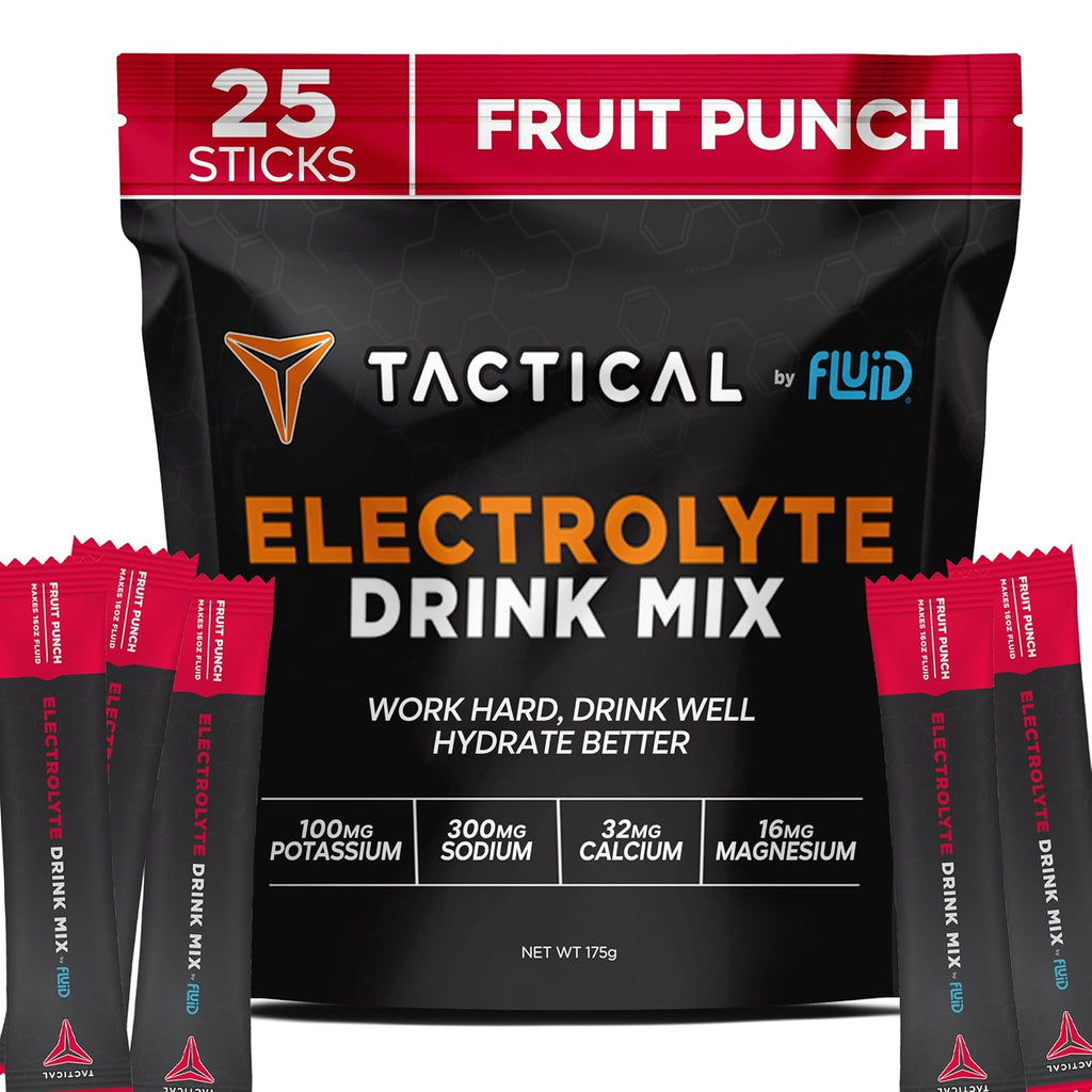 Fluid Tactical electrolyte powder for hydration