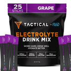 Fluid Tactical electrolyte powder grape flavour