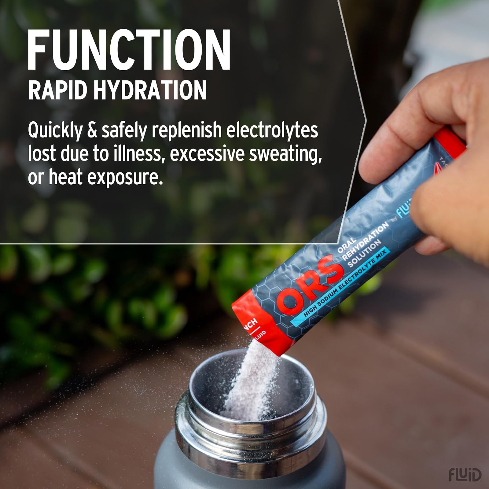 Fluid Tactical electrolyte tablets convenience