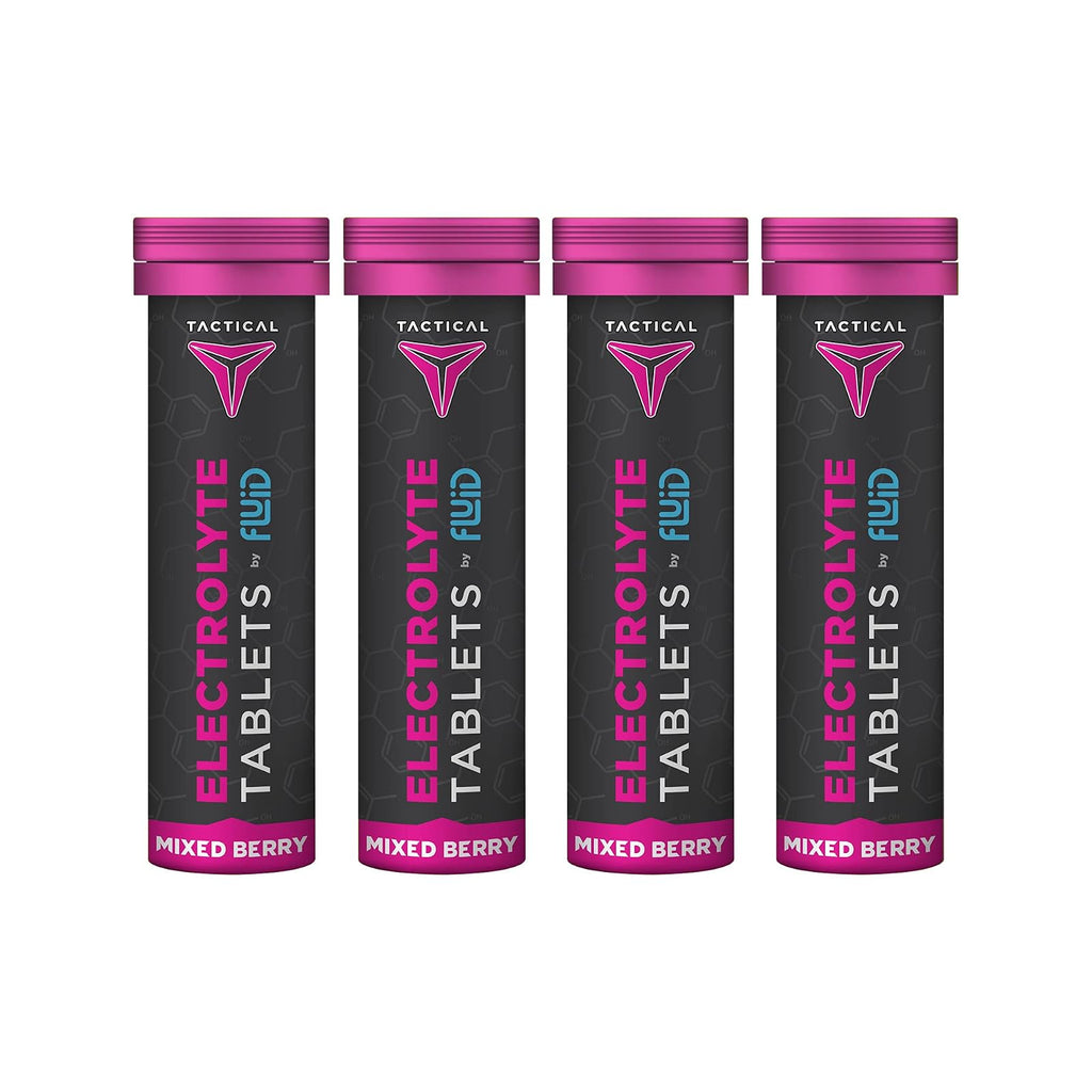 Fluid Tactical electrolyte tablets for hydration