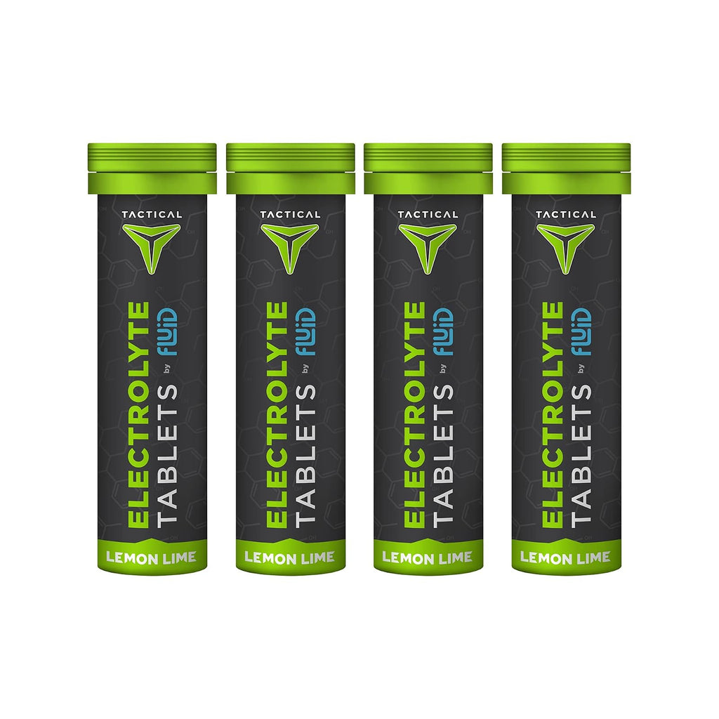 Fluid Tactical electrolyte tablets for hydration