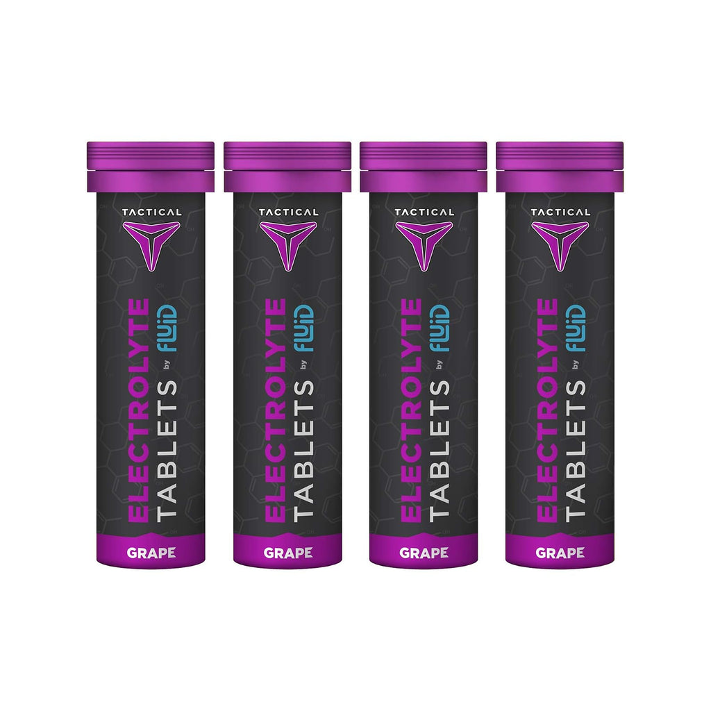 Fluid Tactical electrolyte tablets for hydration