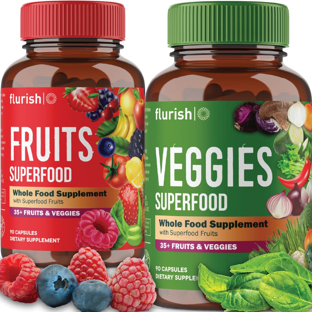 Flurish blended vitamin & mineral supplements for energy