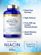 Flush-free niacin for energy