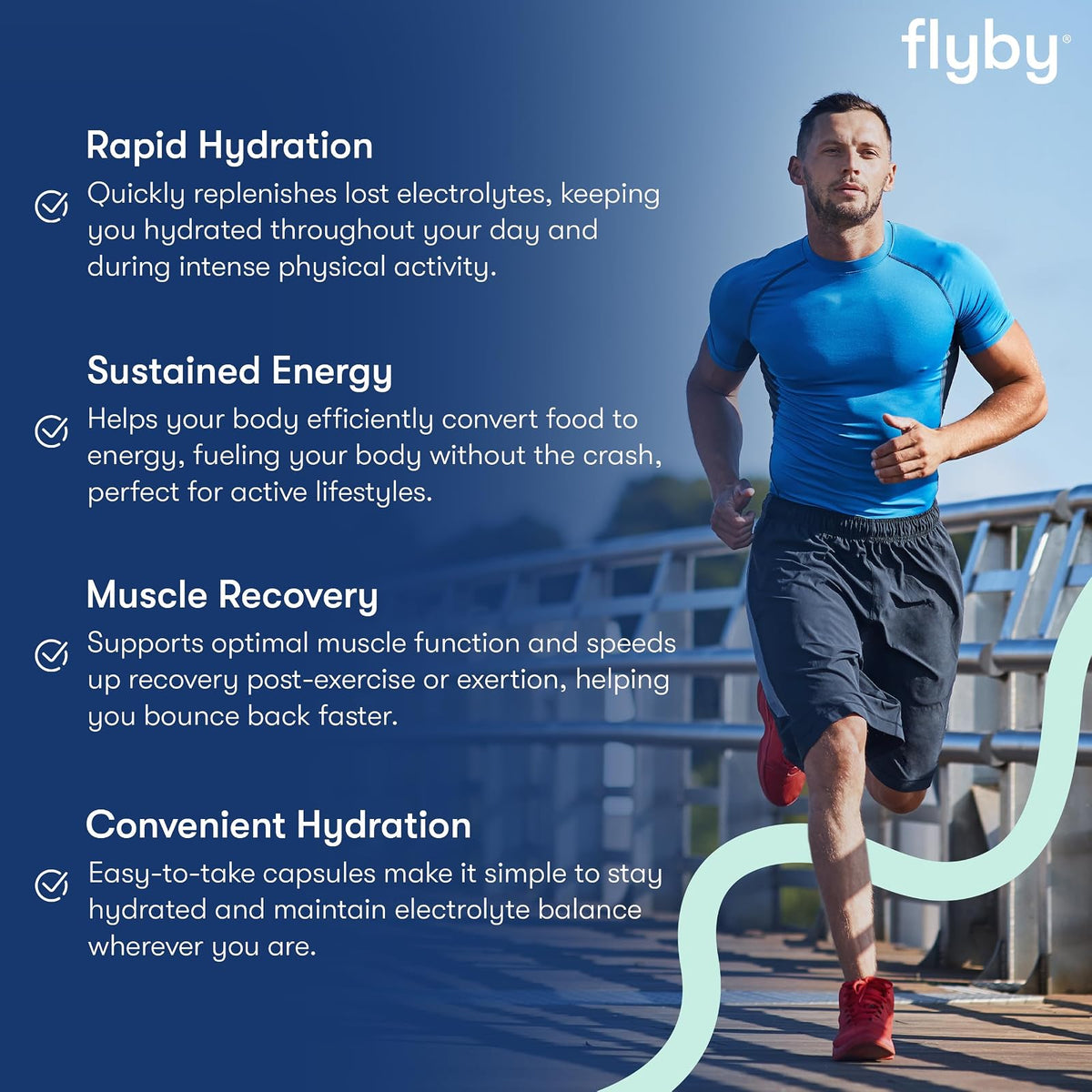 Flyby electrolyte powder for daily wellness