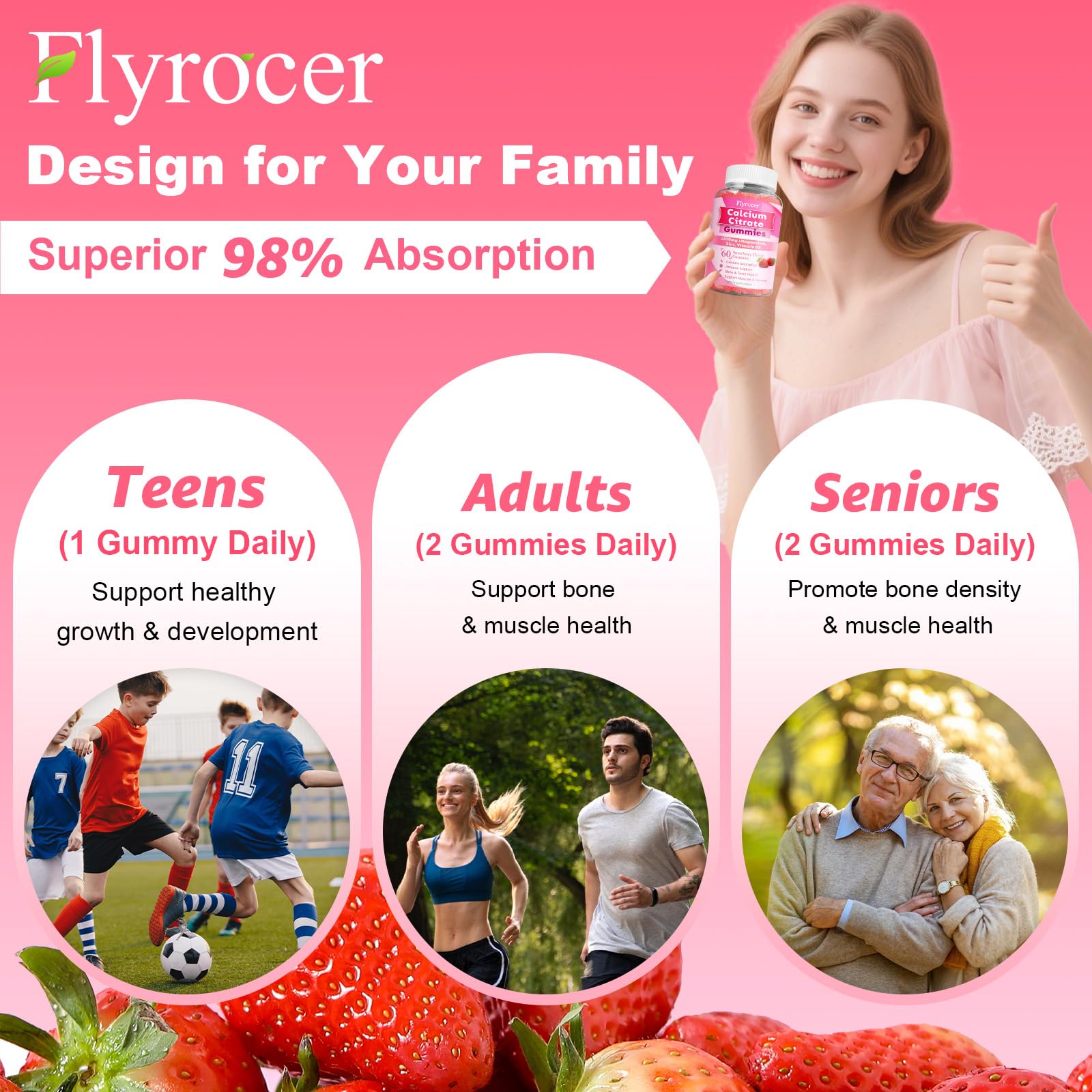 Flyrocer gummies support bone health naturally
