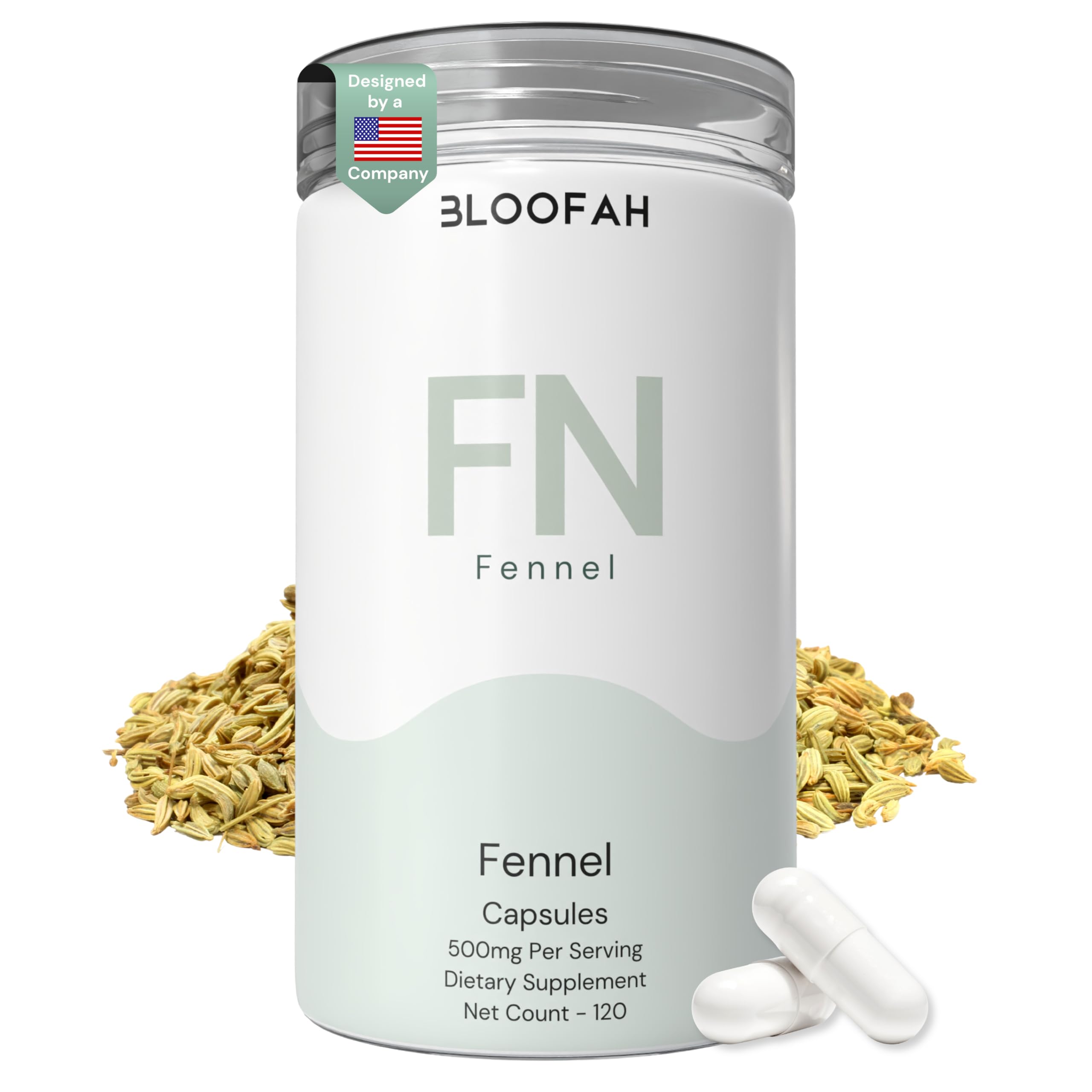 FN Fennel Seed extract capsules for digestion