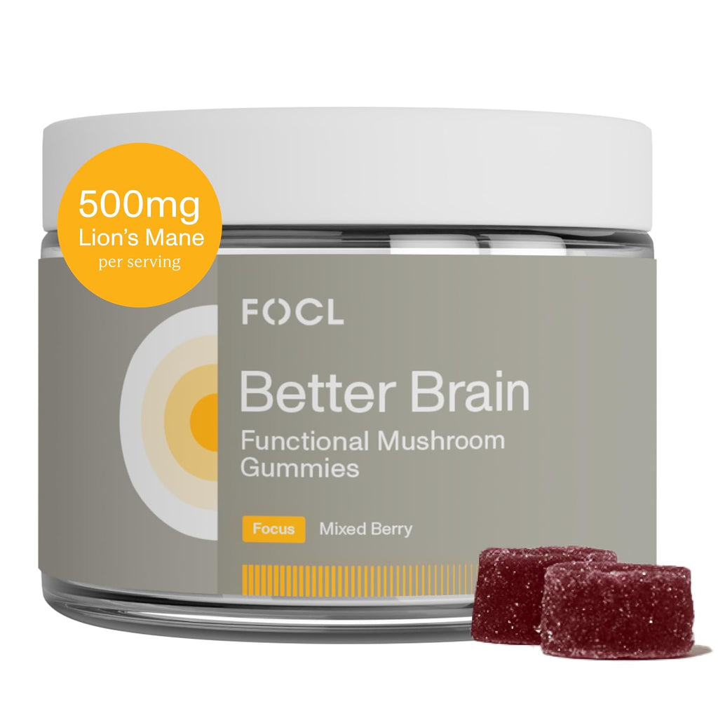 FOCL lion's mane gummy supplements