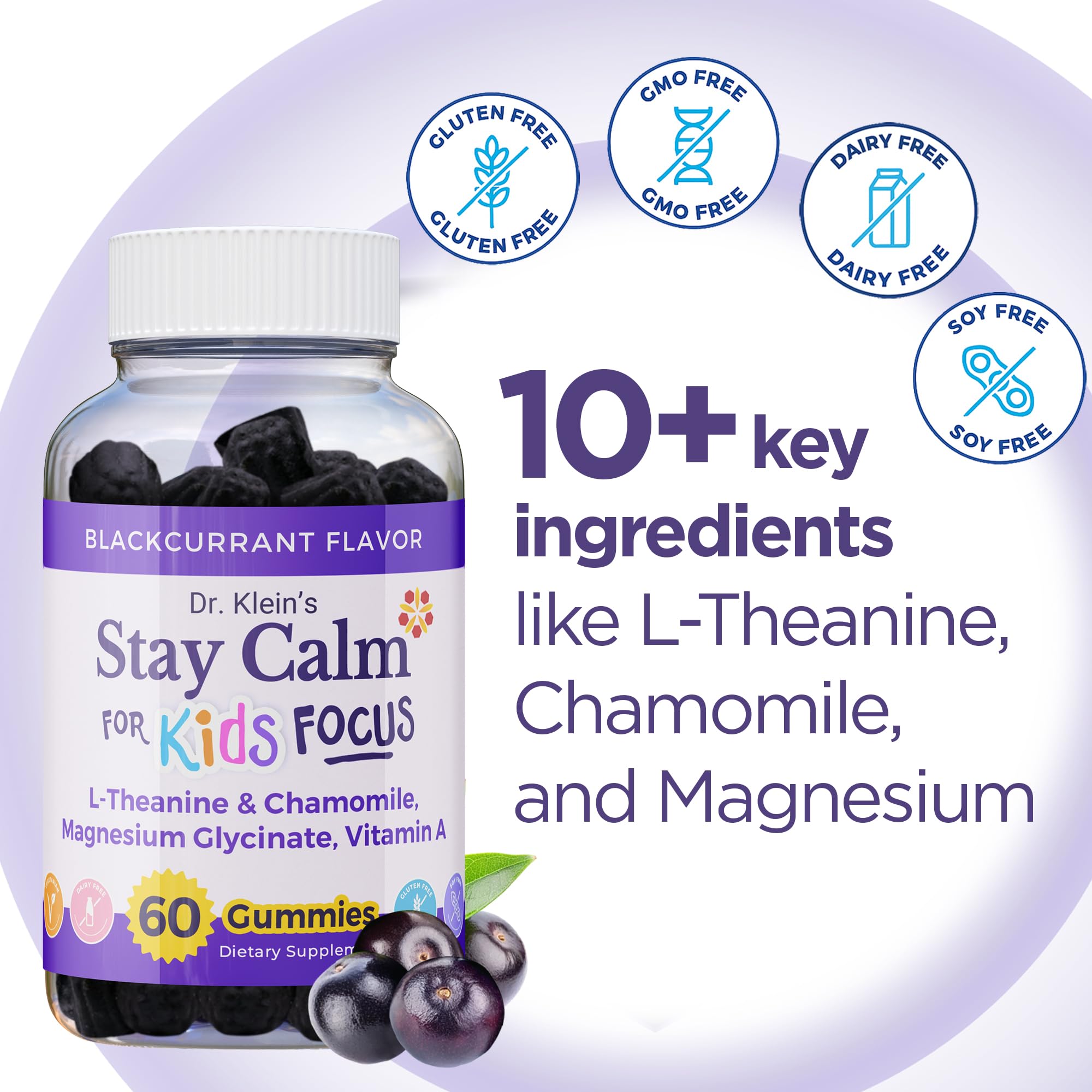 focus and calm gummies for children