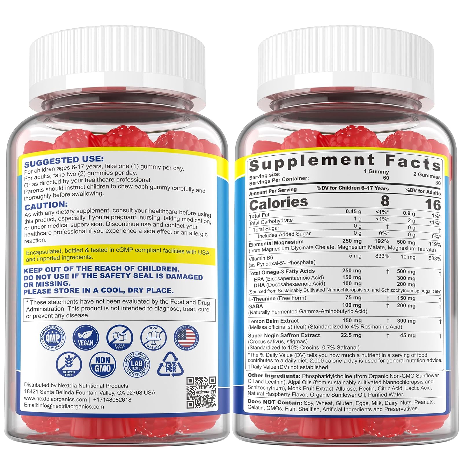 Focus and calm with magnesium gummies
