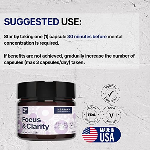 focus and clarity health supplements