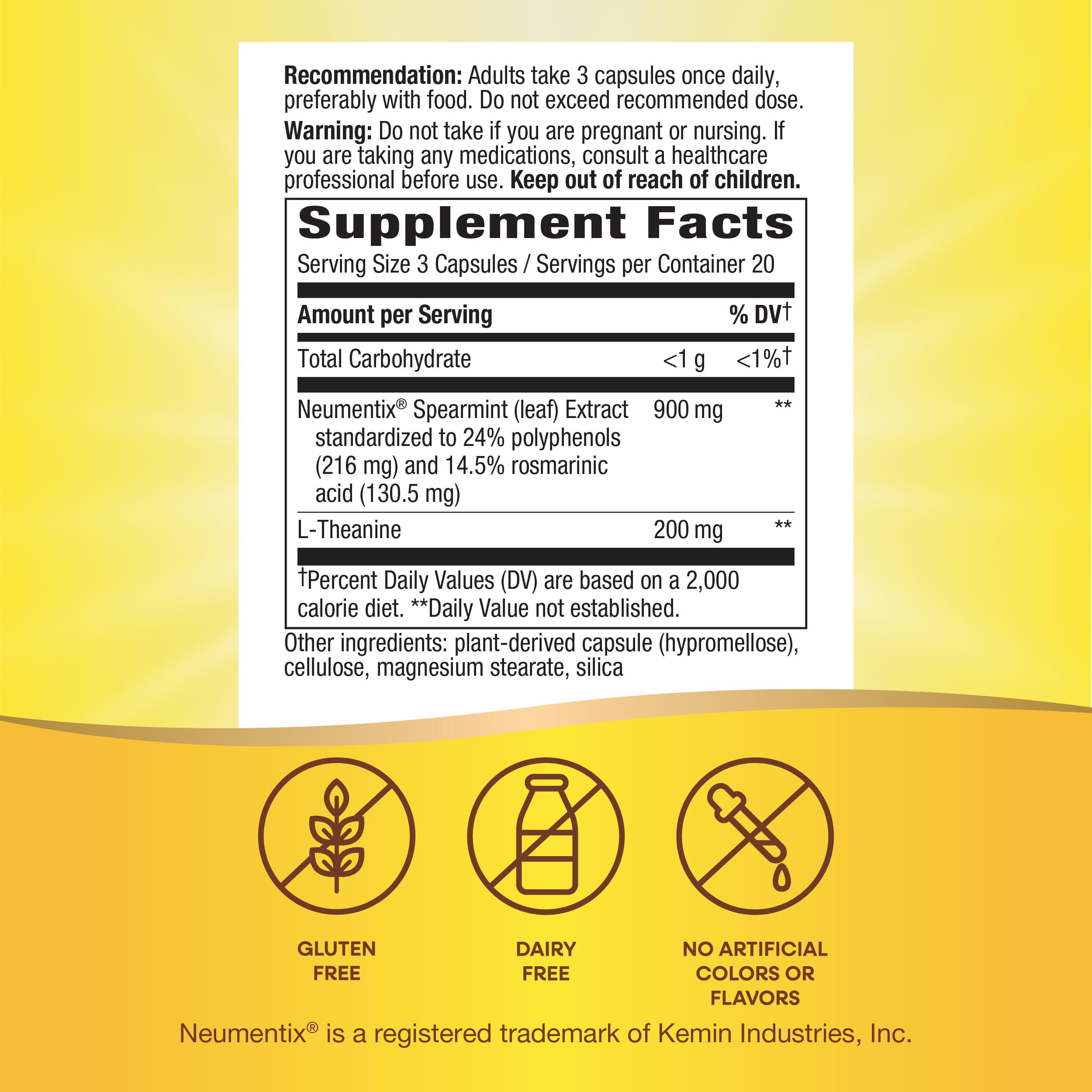 focus and clarity with Nature's Way vitamins