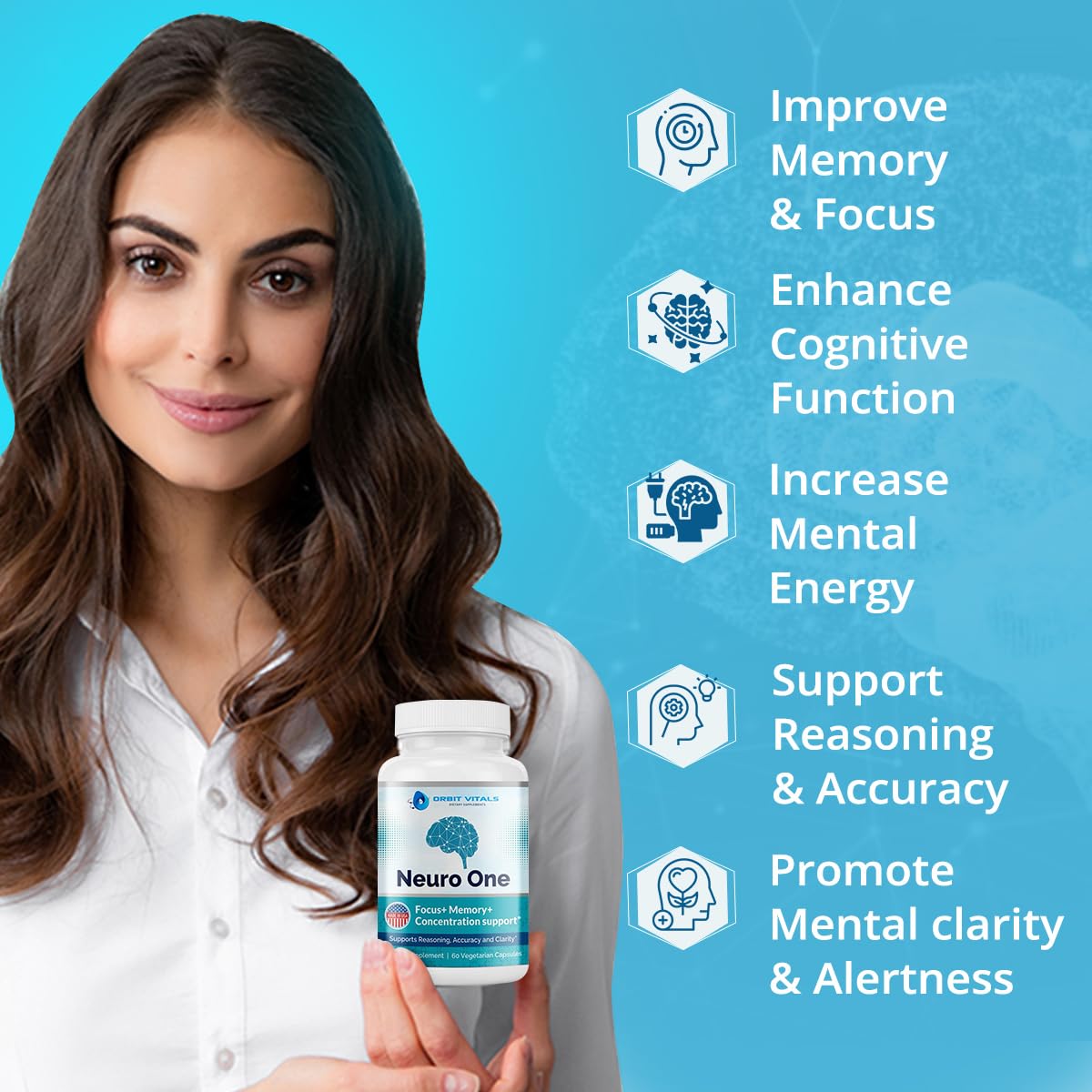 focus and concentration blended vitamins