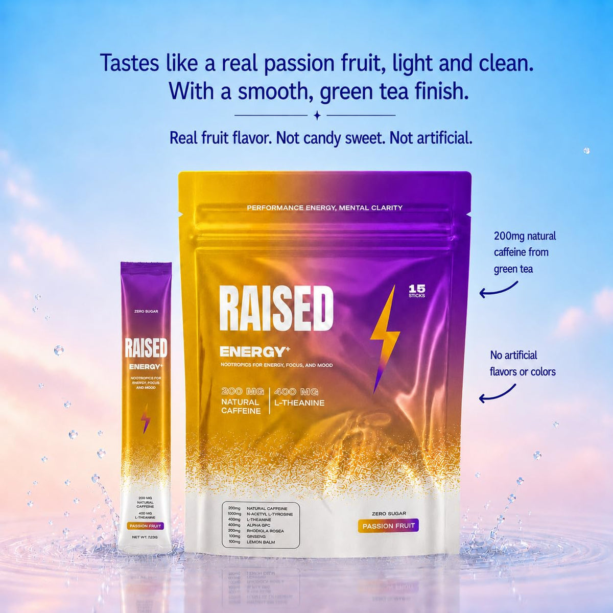 Focus and energy drink mix