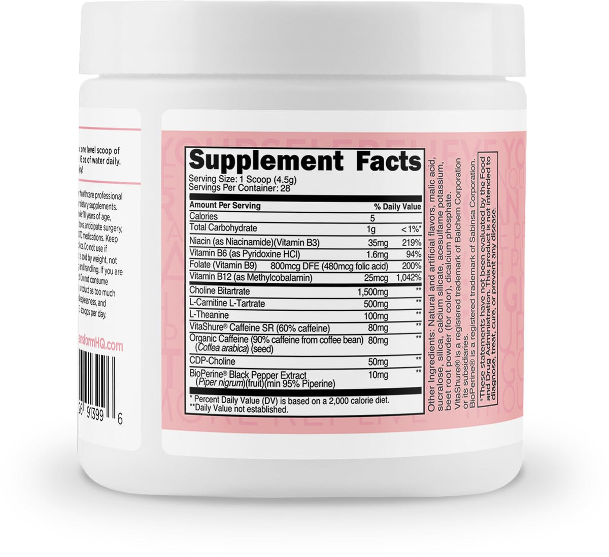 focus and energy for workouts