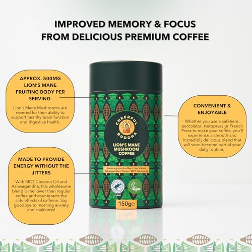 focus and energy from mushrooms