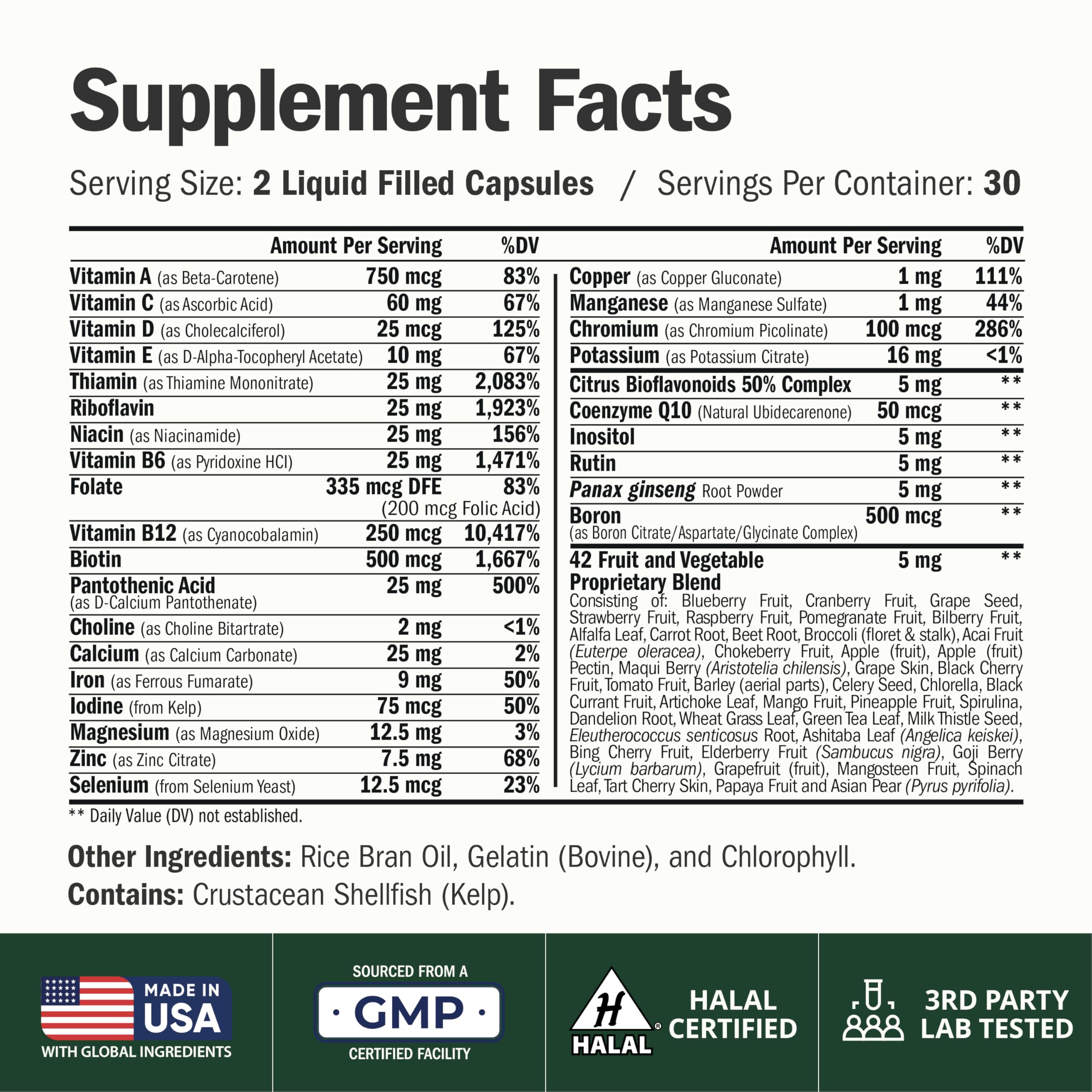 focus and energy support supplements