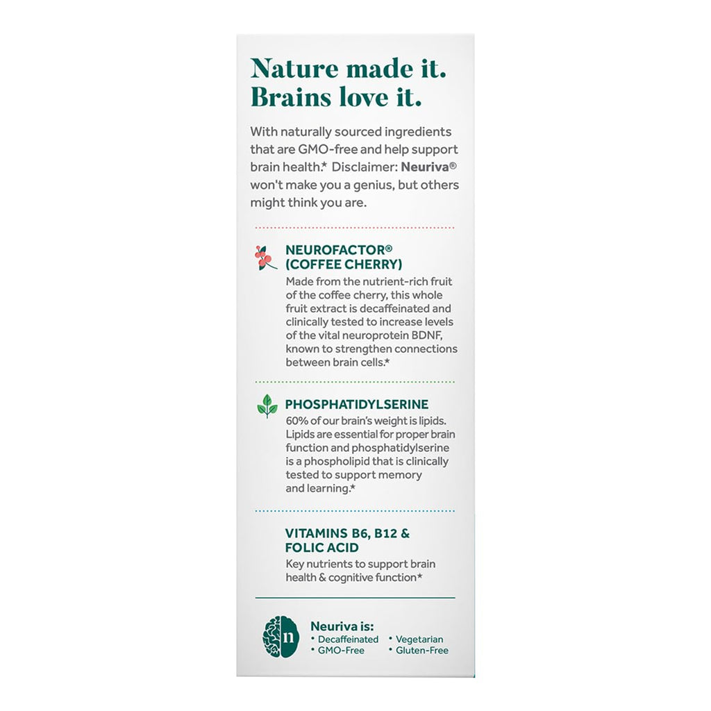 focus and memory boost with NEURIVA