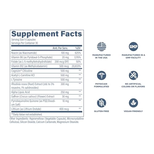 Focus and memory booster supplement