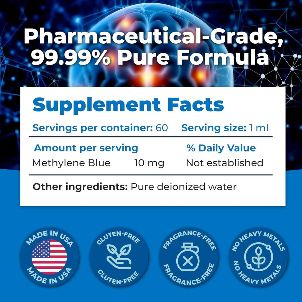 focus and memory support Methylene Blue