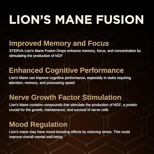 Focus and memory support mushroom supplement